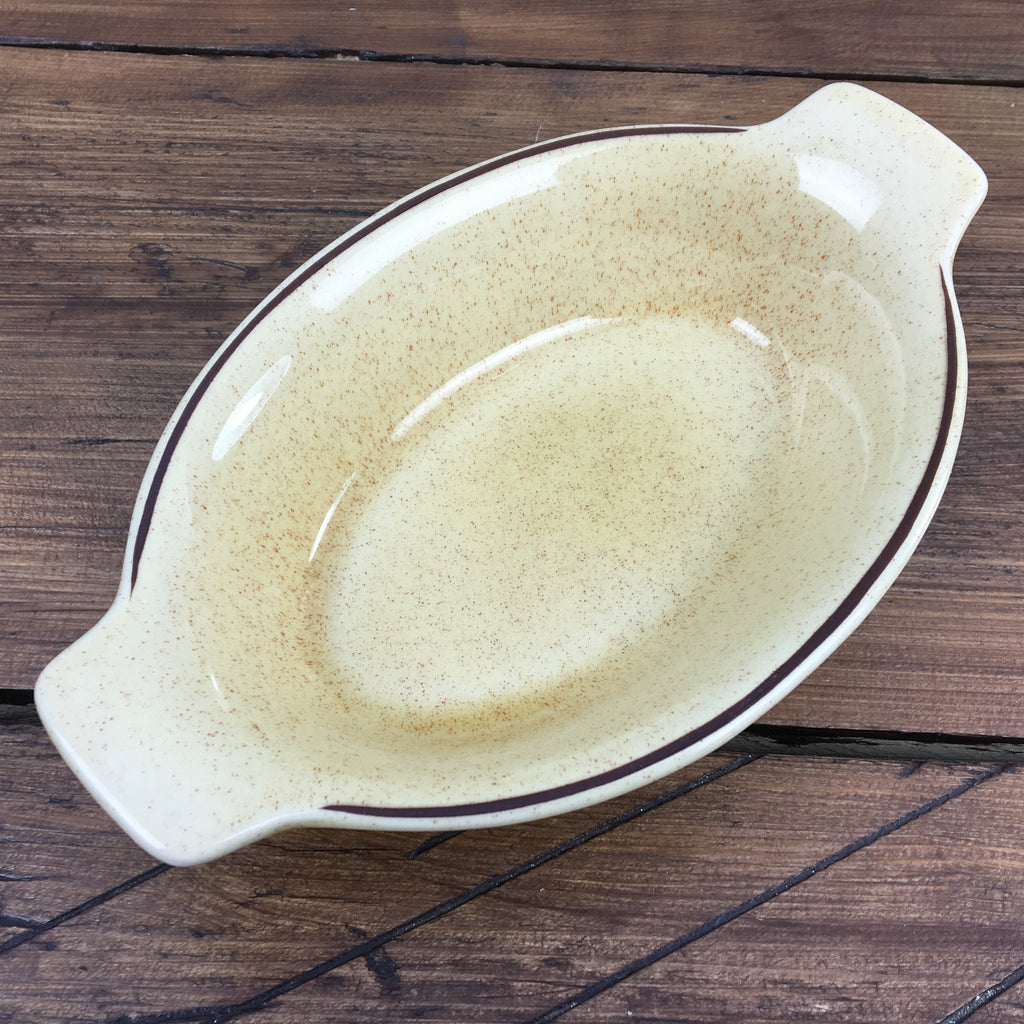 Poole Pottery "Broadstone" Entrée Dish / Oval Eared Roaster, 9" – MrPottery
