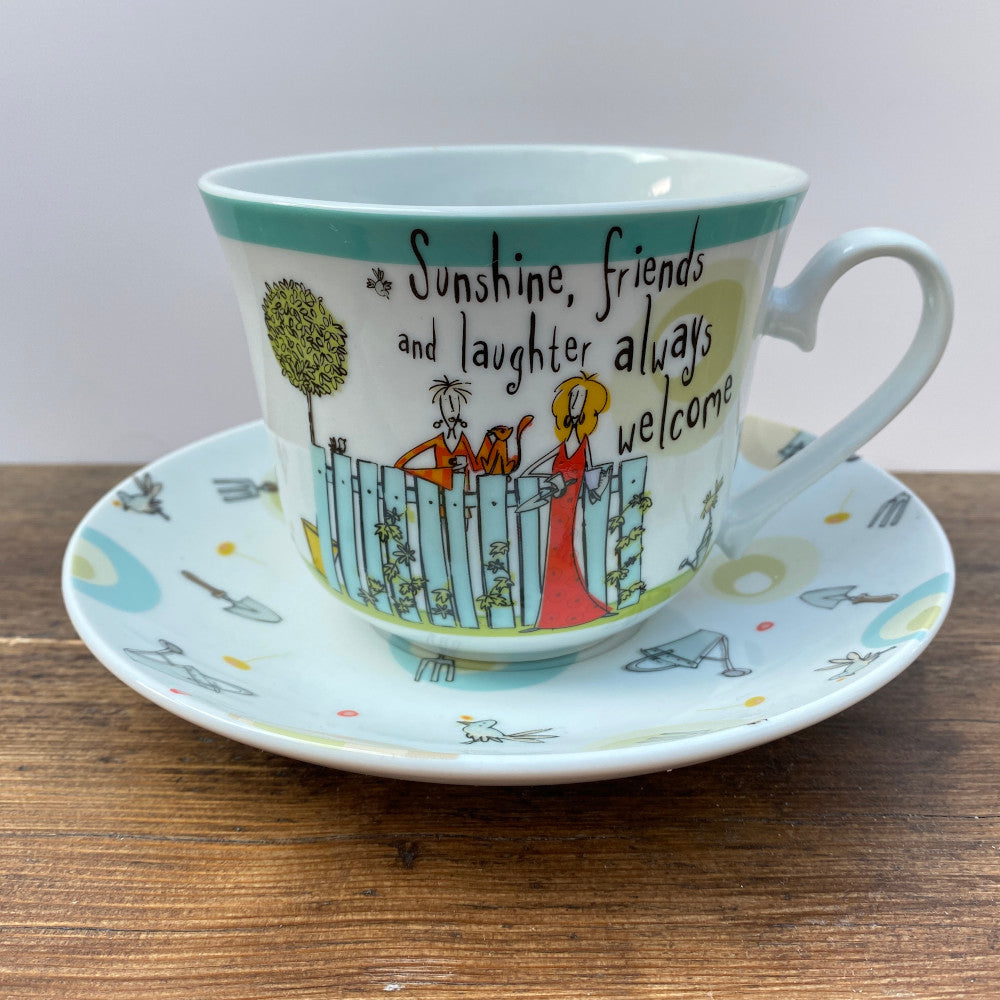 Creative Tops "Born To Shop" Breakfast Cup (Sunshine, friends and laug ...