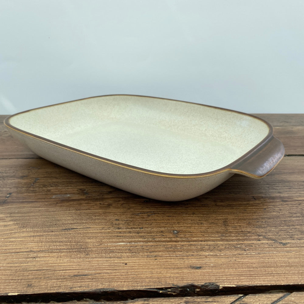Denby "Potters Wheel (Rust)" Oblong Roasting/Baking Dish - RARE – MrPottery
