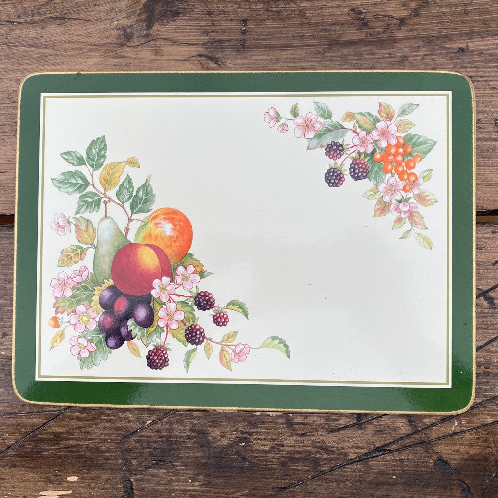 Johnson Bros "Fresh Fruit" Place Mat, Cork (Oblong - Large) – MrPottery