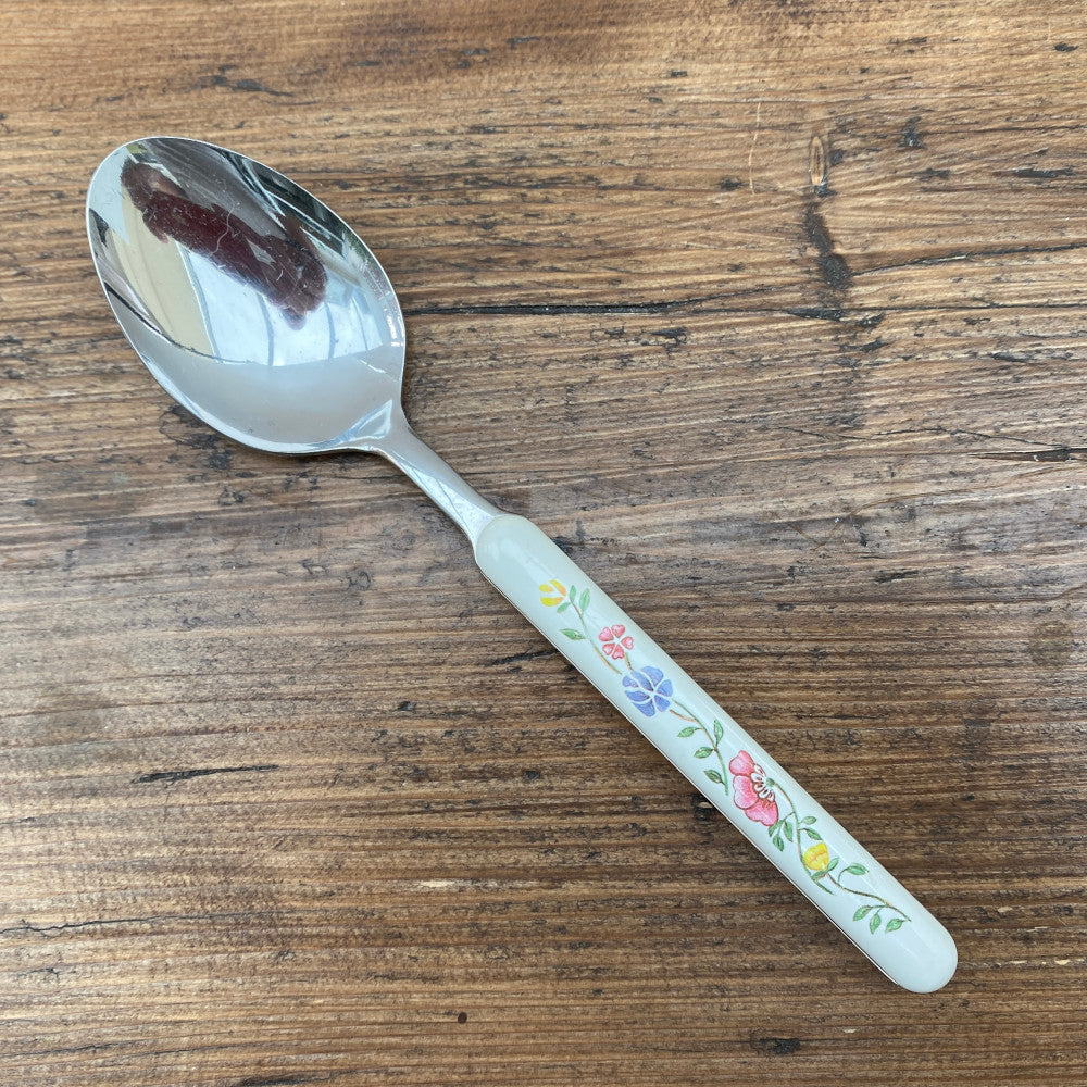 Johnson Bros "Summer Chintz" Teaspoon (Viners) - Cream Handle/Earlier ...