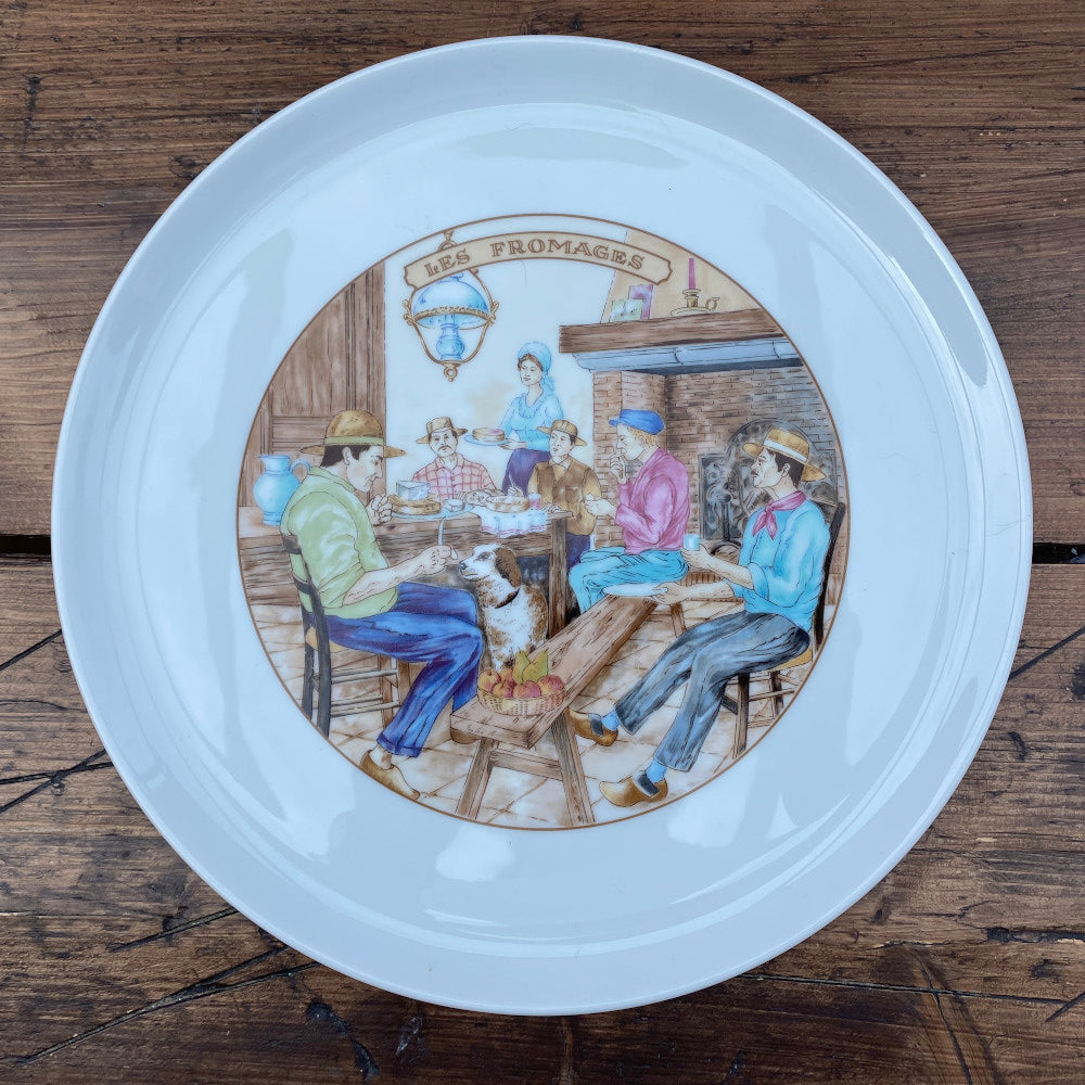 Limoges "Apilco Village Scenes" Service Platter (Les Fromage) – MrPottery