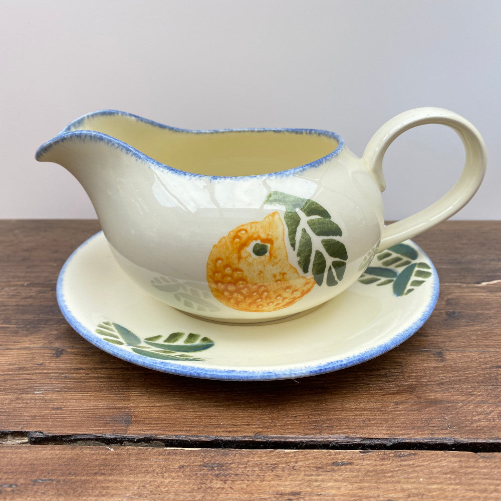 Poole Pottery "Dorset Fruit" Gravy Boat, Large (Oranges) – MrPottery