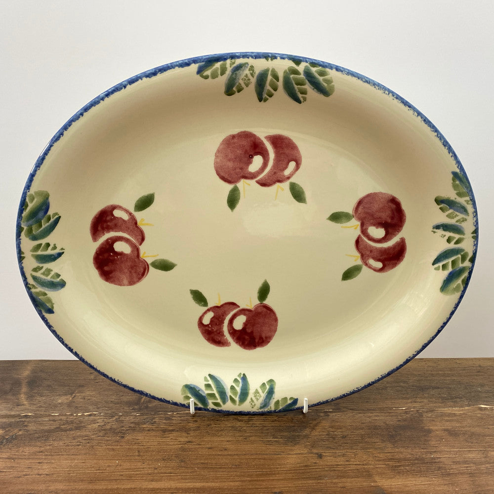 Poole Pottery "Dorset Fruit" Oval Platter, 14.25" (Apples) – MrPottery