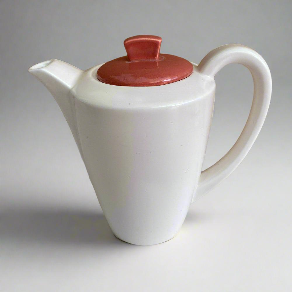 Poole Pottery "Twintone - Red Indian" Hot Water Pot, 0.75 Pints - RARE ...