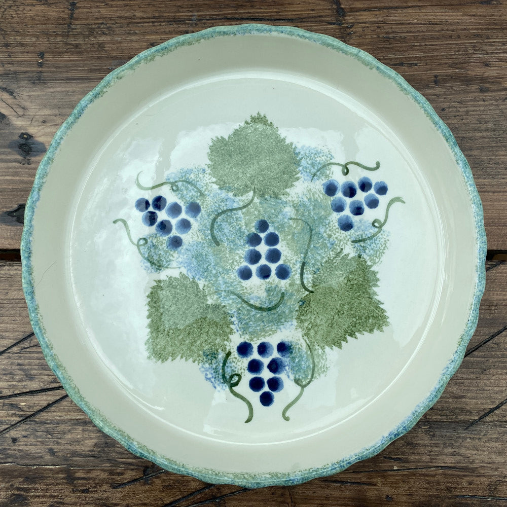 Poole Pottery "Vineyard" Flan/Quiche Dish, 9.75" – MrPottery