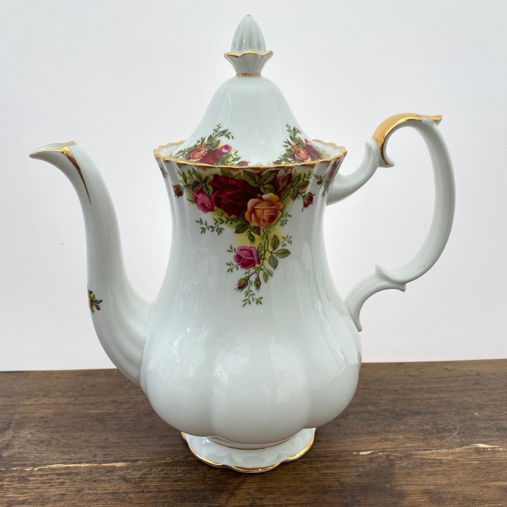 Royal Albert "Old Country Roses" Coffee Pot, 2 Pint – MrPottery