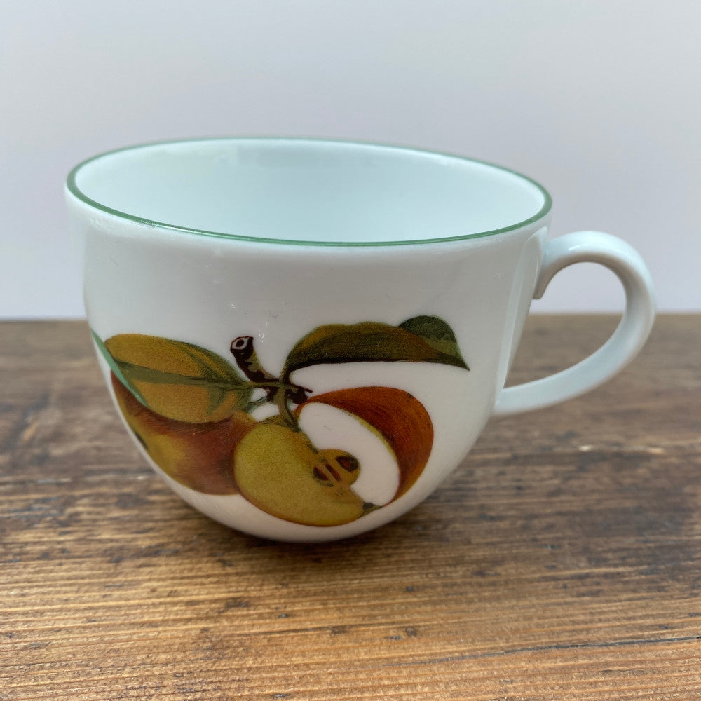 Royal Worcester "Evesham Vale" Tea Cup, Rounded (Split Apple/Plums ...
