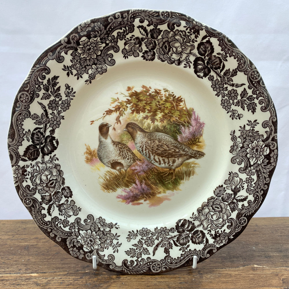 Palissy "Game Series (Birds)" Dinner Plate (Partridge) – MrPottery