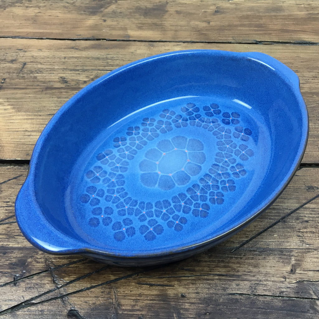 Denby "Midnight" Oval Roasting Dish, Lugged – MrPottery
