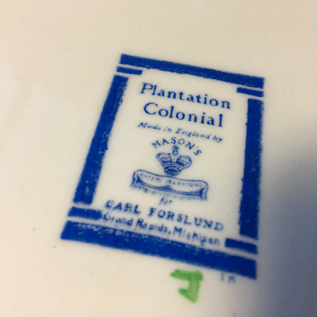 Masons "Regency (Plantation Colonial)" Dinner Plate – MrPottery