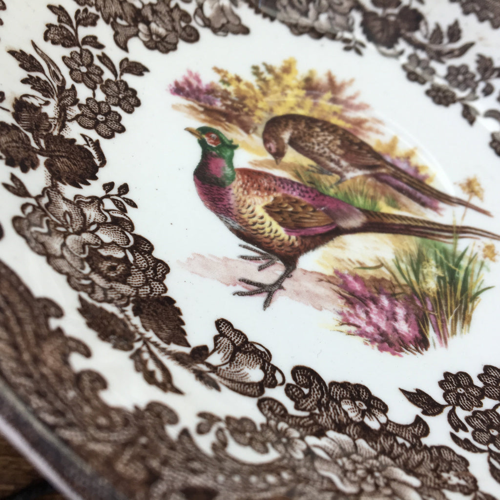 Palissy "Game Series (Birds)" Tea Saucer (Pheasant) – MrPottery