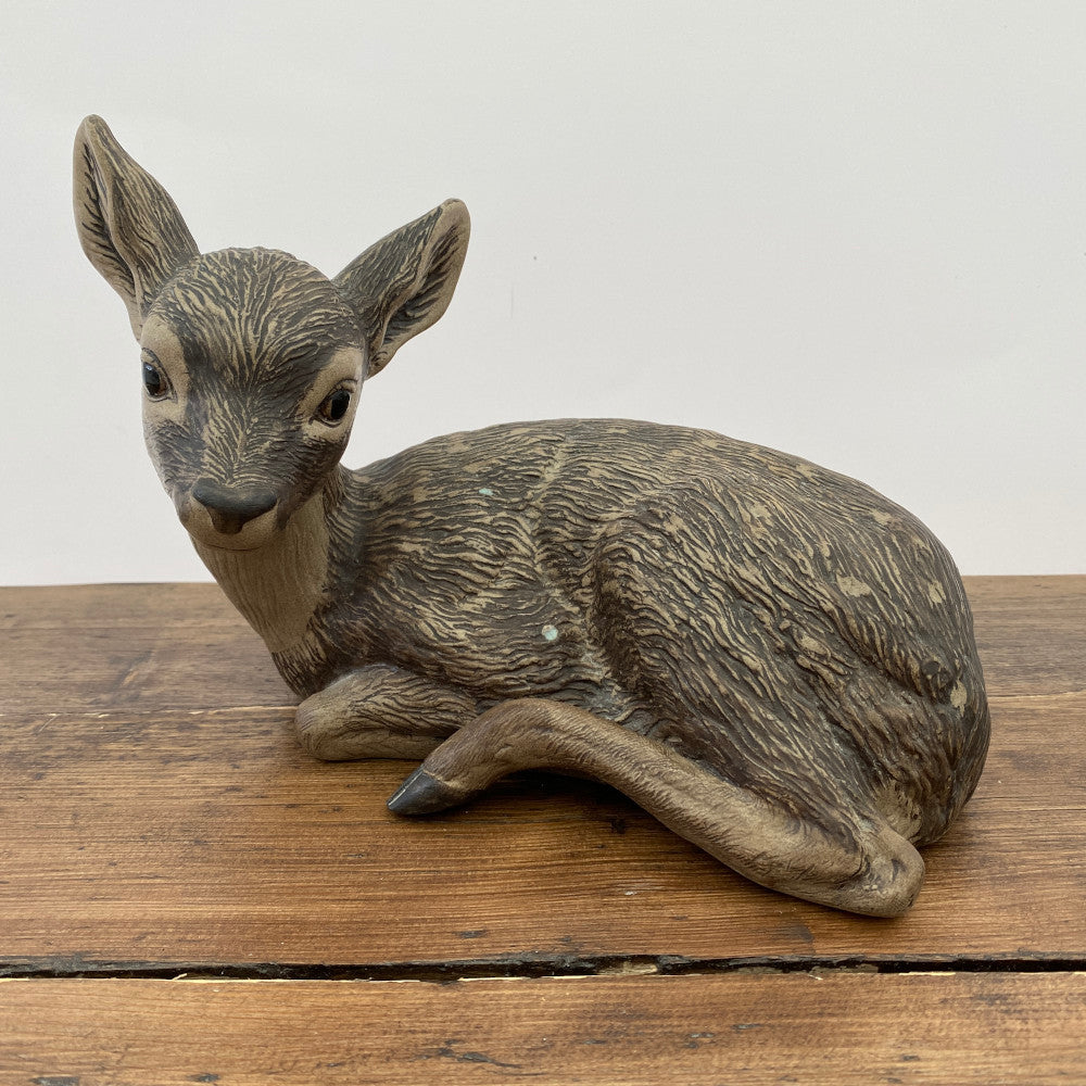 Poole Pottery "Stoneware Wildlife Sculptures" Fawn/Deer (Large) – MrPottery
