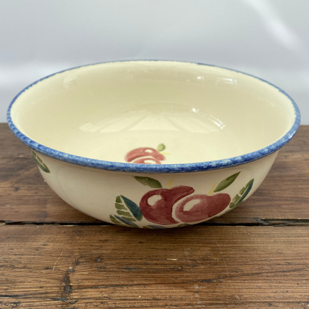 Poole Pottery "Dorset Fruit" Salad / Fruit Serving Bowl (Apples), 9.5 ...