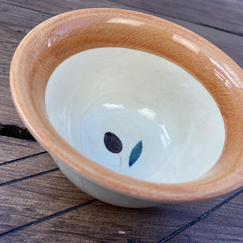 Poole Pottery "Fresco" Rice Bowl (Terracotta) - Pattern Inside – MrPottery