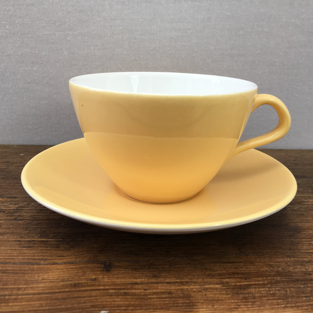Poole Pottery "Honeydew (Gloss)" Tea Cup, Wide (Contour Shape) – MrPottery