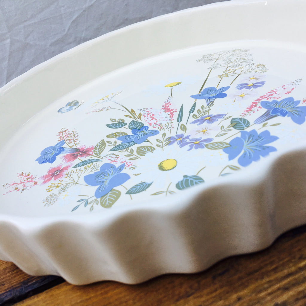 Poole Pottery "Springtime" Flan/Quiche Dish, 10" – MrPottery