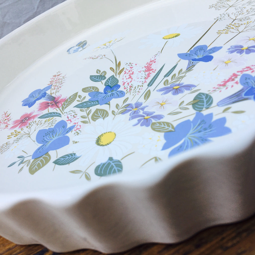Poole Pottery "Springtime" Flan/Quiche Dish, 8" – MrPottery