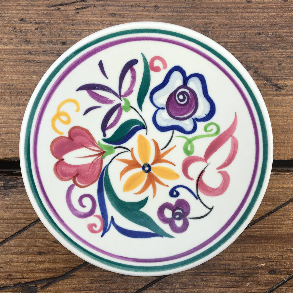 Poole Pottery "Traditional Ware" Trinket Tray, Round (CS Pattern ...