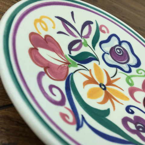 Poole Pottery "Traditional Ware" Trinket Tray, Round (CS Pattern ...