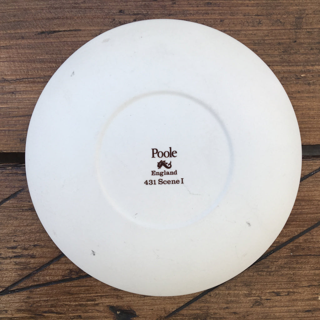 Poole Pottery "Transfer Plate" - Bavarian Town - 431 Scene I – MrPottery