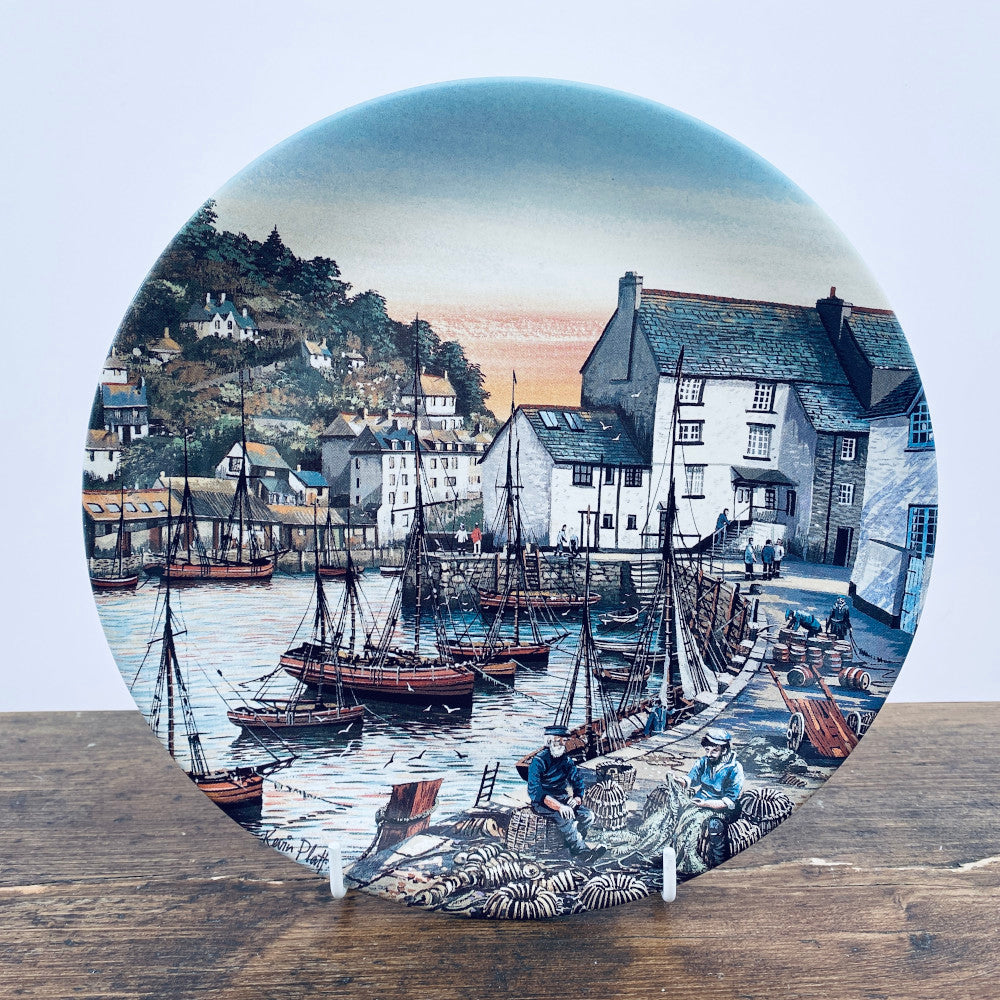 Poole Pottery "Transfer Plate" - Famous Fishing Harbours - Polperro ...
