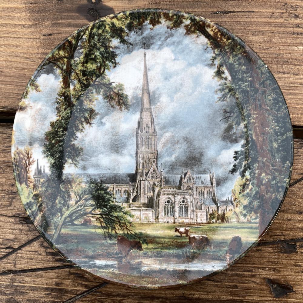Poole Pottery "Transfer Plate" - Constable - Salisbury Cathedral ...