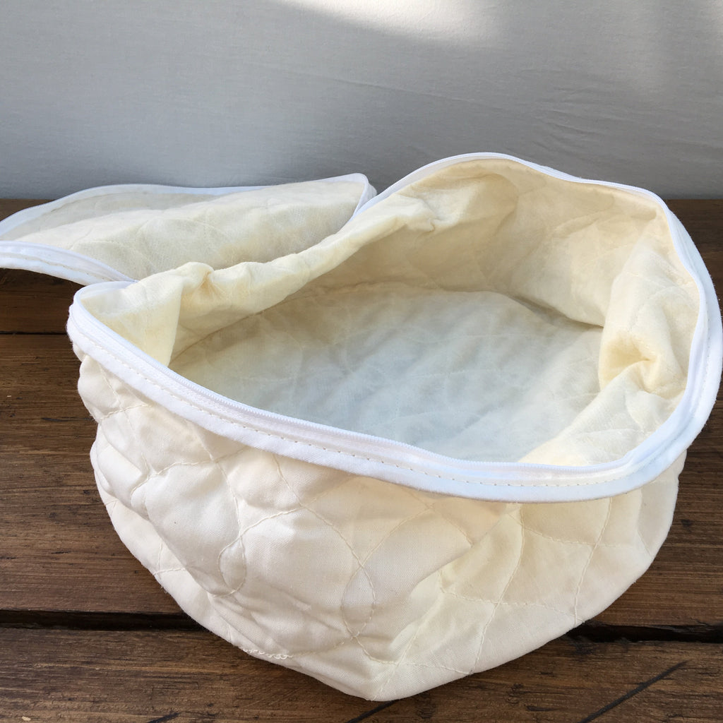 Quilted Dinner Ware Protector Storage Covers - Set of 4 - Cream – MrPottery