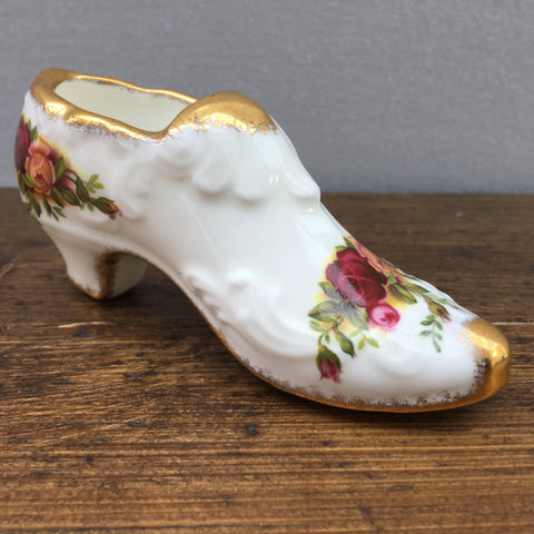 Royal Albert "Old Country Roses" Miniature Shoe – MrPottery