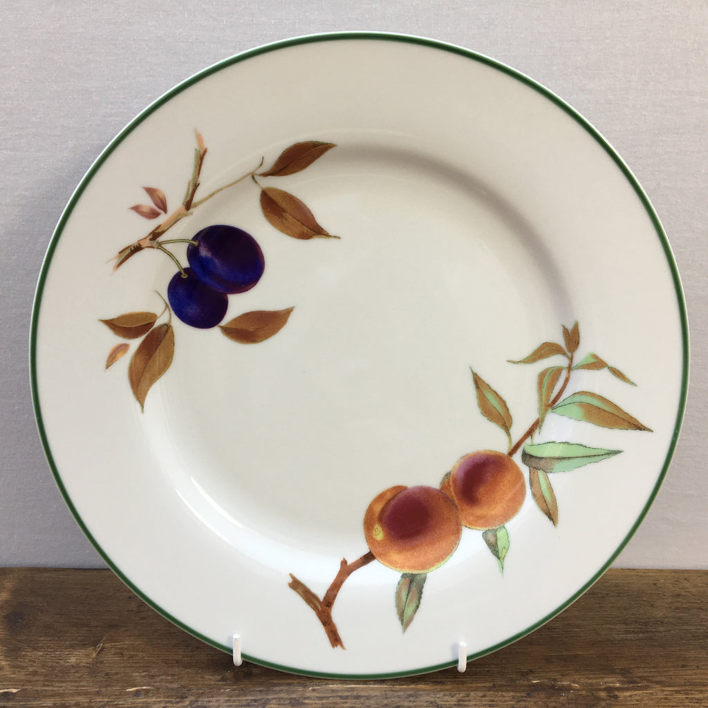 Royal Worcester "Evesham Vale" Dinner Plate (Plum/Peach), 10.5" – MrPottery