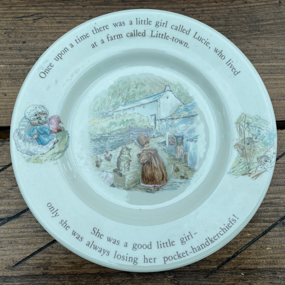 Wedgwood "Beatrix Potter - Mrs Tiggy-Winkle" Tea Plate (Lucie) – MrPottery